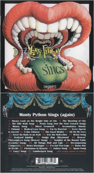 CD - Monty Python – Monty Python Sings (Again) - Jihočeské antikvariáty